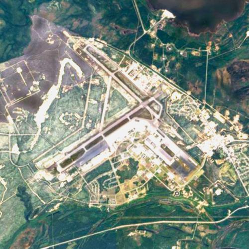 Canadian Forces Base (CFB) Goose Bay in Happy Valley-Goose Bay, Canada ...