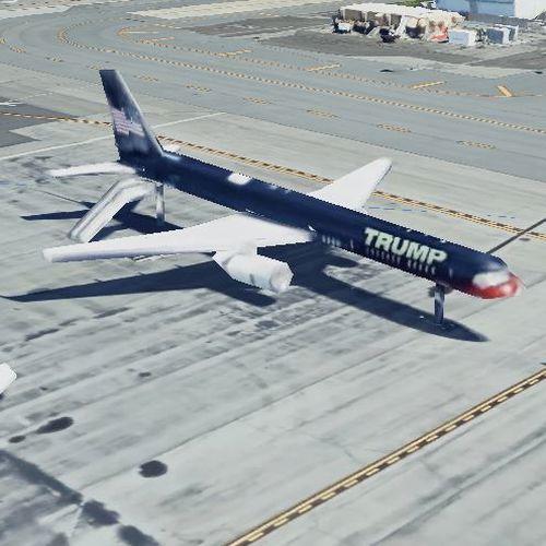 Trump Force One in New York, NY - Virtual Globetrotting