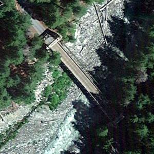 Longmire Service Road Bridge in Longmire, WA - Virtual Globetrotting