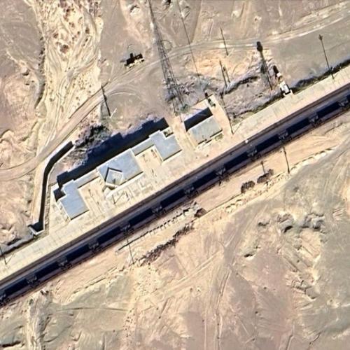 Abbasabad railway station in Tabas, Islamic Republic of Iran (Google Maps)