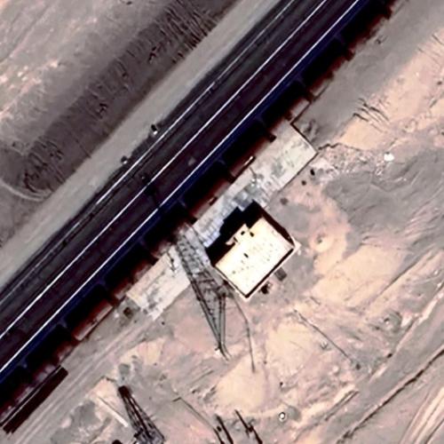 Namakzar Tabas railway station in Tabas, Islamic Republic of Iran ...