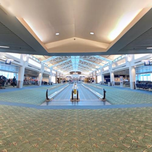 Long Moving Floor, PDX in Portland Airport, OR (Google Maps)