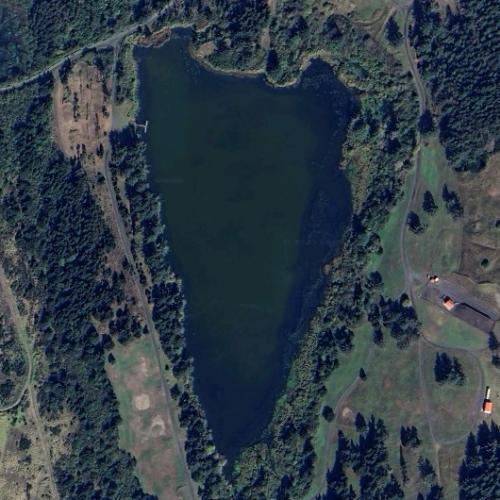 Slusher Lake in Camp Rilea, OR (Google Maps)