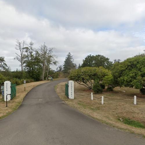 Ocean View Cemetery in Warrenton, OR (Google Maps)