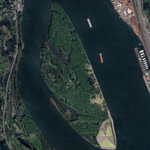 Sandy Island in Goble, OR (Google Maps) (#3)