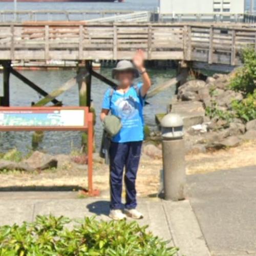 Hi Google! in Astoria, OR (Google Maps)