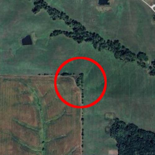 Continental Airlines Flight 11 in Unionville, IA (Google Maps)