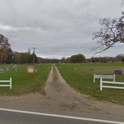 Chamberlin Cemetery in Lawton, MI (Google Maps)