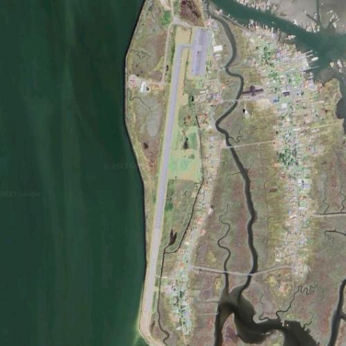 Tangier Island Airport in Tangier, VA (Google Maps)