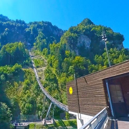 The Stoosbahn in Schwyz, Switzerland (Google Maps)