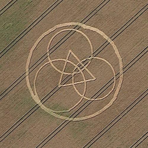 Crop Circle in Planegg, Germany (Google Maps)