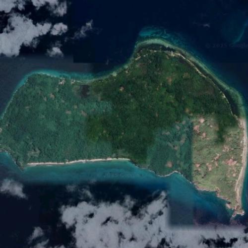 Kaiti Island in Samarai, Papua New Guinea (Google Maps)