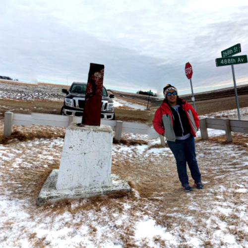 Tripoint of Iowa, Minnesota, and South Dakota in Rowena, SD (Google Maps)