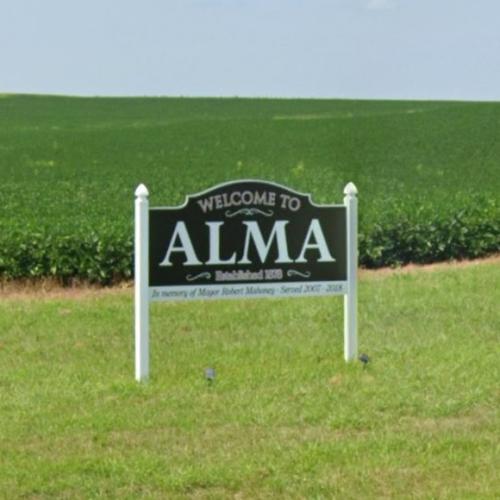 Welcome to Alma sign in Alma, MO (Google Maps)