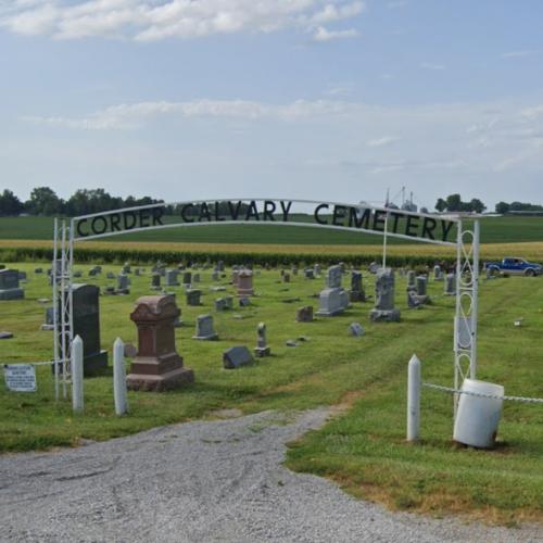 Corder Calvary Cemetery in Corder, MO (Google Maps)