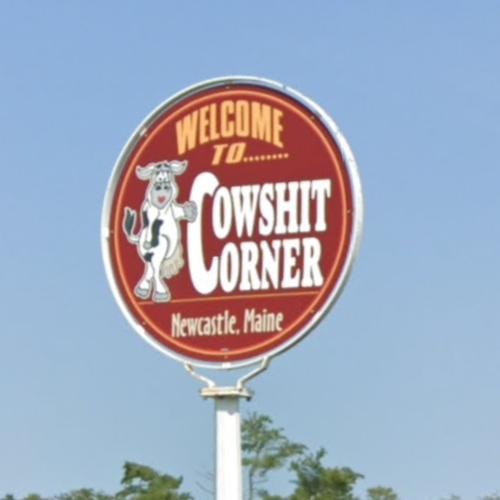 Funny corner name in Sheepscot, ME - Virtual Globetrotting
