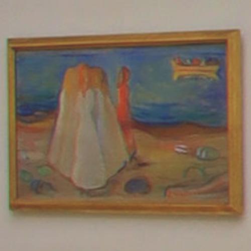 'Girls by the Sea' by Edvard Munch in Hamburg, Germany (Google Maps)