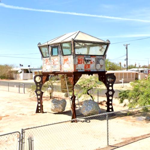 Observation Post on Seti Alpha Bombay Beach in Bombay Beach, CA ...