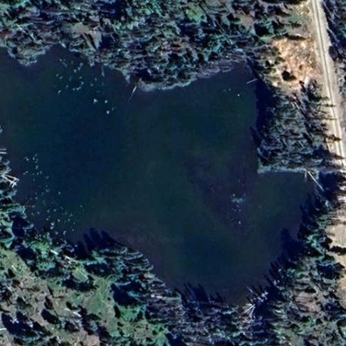 Lake Bernice in Butte Falls, OR (Google Maps)