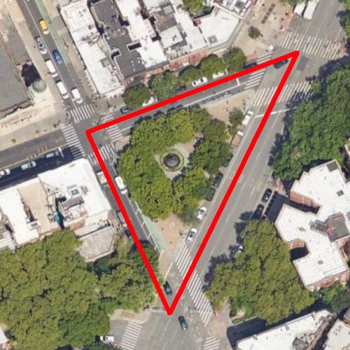 Father Demo Square in New York, NY (Google Maps) (#2)