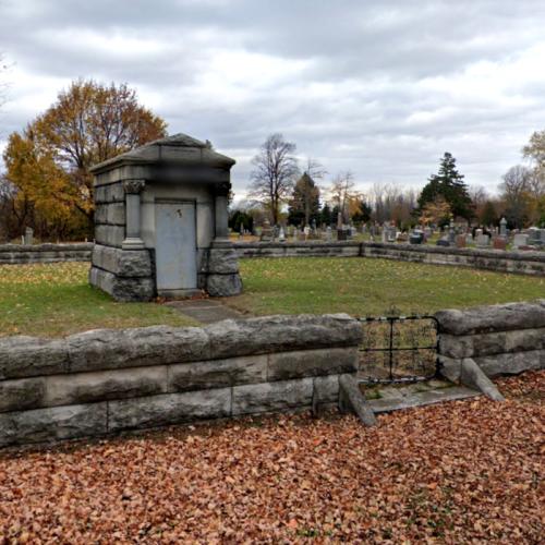 Samuel Hopkins' Tomb in Wainfleet, Canada (Google Maps)