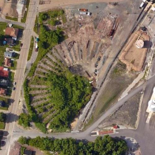 Mingo Junction Roundhouse in Mingo Junction, OH (Google Maps)