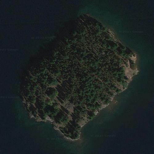 Tenmile Island in Newhalem, WA (Google Maps)
