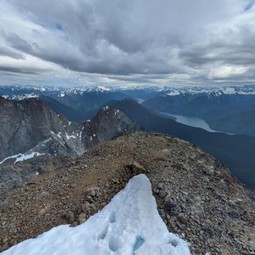 Hozomeen Mountain in Newhalem, WA (Bing Maps)