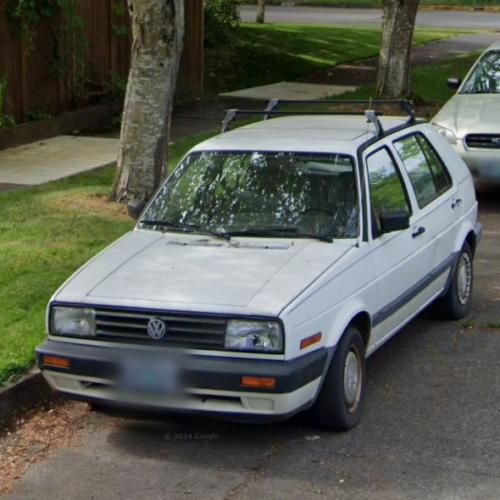 Volkswagen Golf Mk2 in Eugene, OR (Google Maps) (#3)