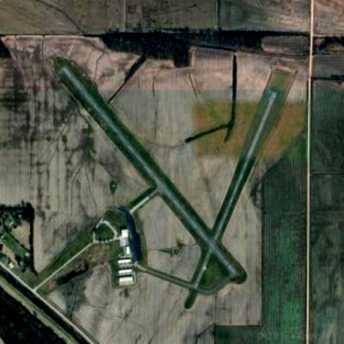 Cairo Regional Airport in Cairo, IL (Google Maps)