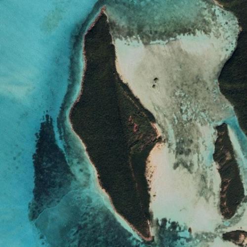 Comfort Cay in Bonds Cay, Bahamas (Google Maps)