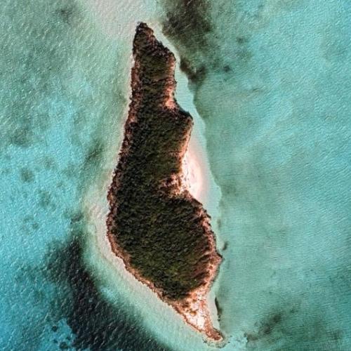 Big Gaulding Cay in Bonds Cay, Bahamas (Google Maps)
