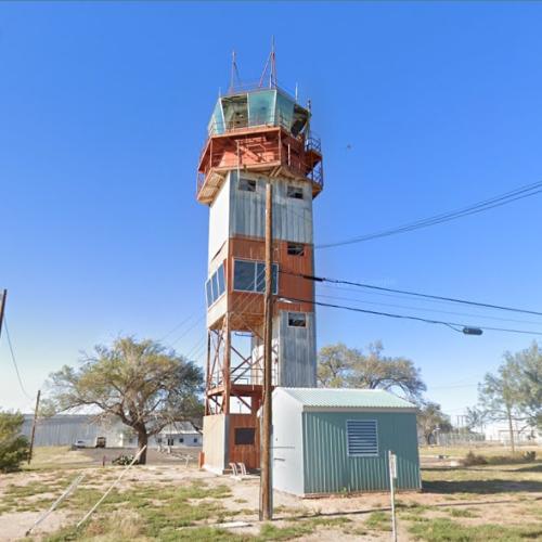 Disused control tower in Big Spring, TX (Google Maps)