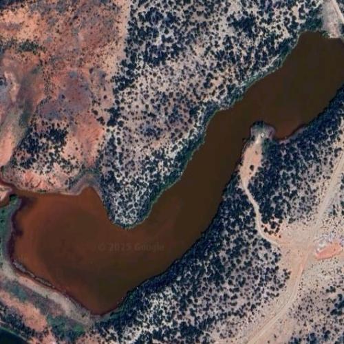 Garrett Lake in Big Spring, TX (Google Maps)