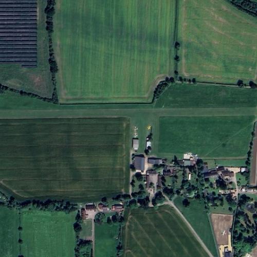 Croft Farm Airfield in Defford, United Kingdom (Google Maps)