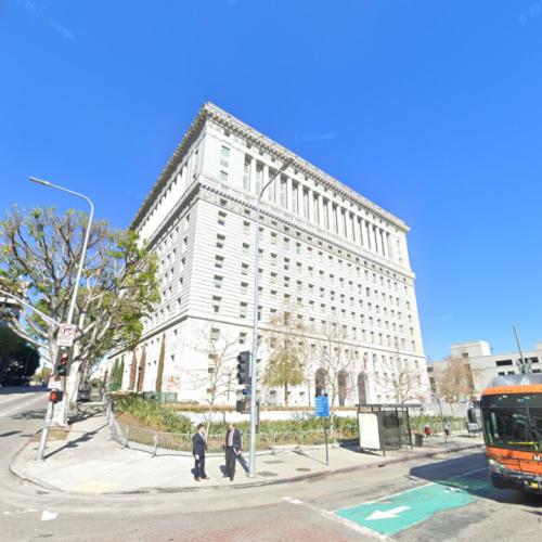Los Angeles Hall of Justice in Los Angeles, CA (Google Maps)