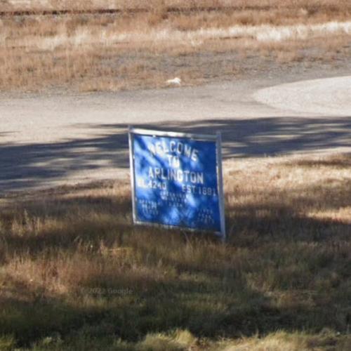 Welcome to Arlington sign in Arlington, CO (Google Maps)