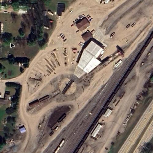 Soo Line Roundhouse in Gladstone, MI (Google Maps)
