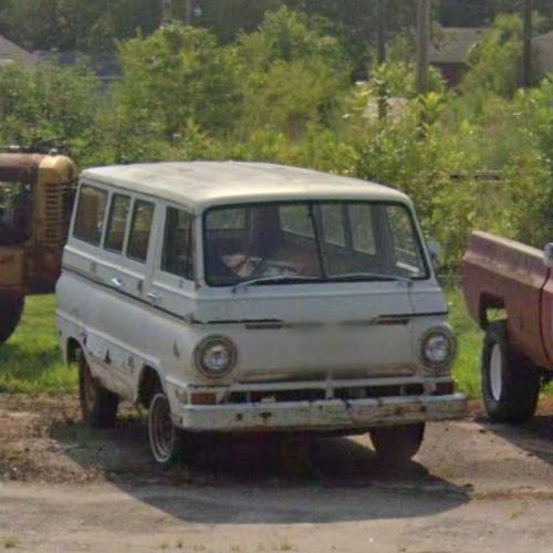 Dodge A100 in Prescott, KS (Google Maps)