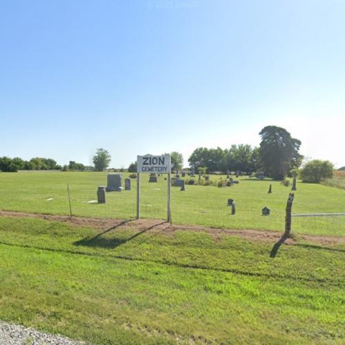 Zion Cemetery in Fulton, KS (Bing Maps)