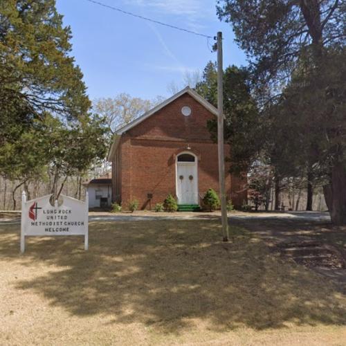 Long Rock Methodist Episcopal Church, South in Huntingdon, TN (Google Maps)