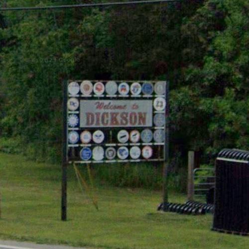Welcome to Dickson sign in Dickson, TN - Virtual Globetrotting