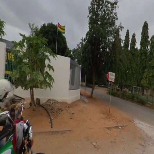 Flag Of Togo in Lomé, Togo (Google Maps)