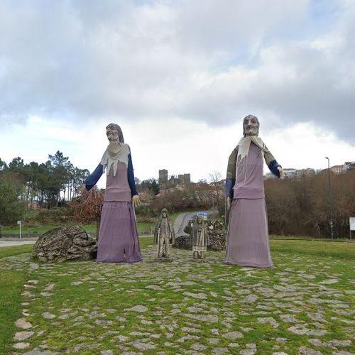 Witches in a roundabout in Montalegre, Portugal - Virtual Globetrotting