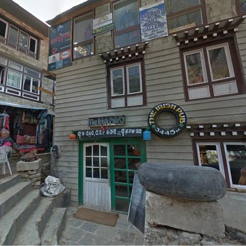World's remotest/highest Irish bar in Namche Bazar, Nepal (Google Maps)