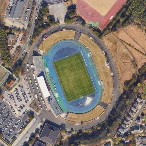 Kōnoike Athletic Stadium in Nara, Japan (Google Maps)