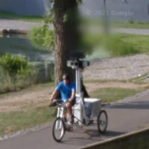 Google trike in New York, NY (Google Maps)