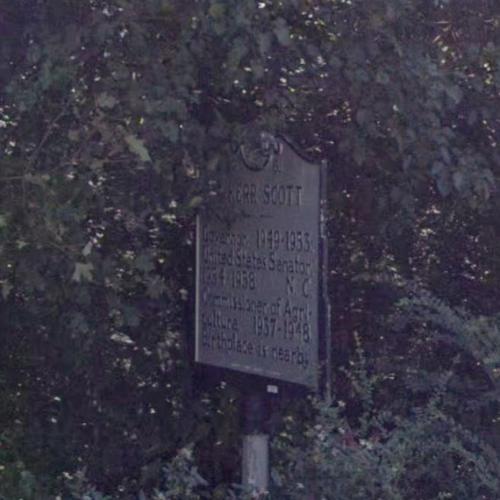 W. Kerr Scott marker in Mebane, NC - Virtual Globetrotting
