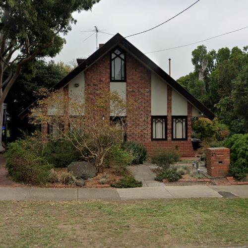 'Lippincott House' by Roy Lippincott in Bulleen, Australia (Google Maps)