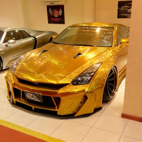 Nissan GT-R R35 full Gold (1 of 2) in Dubai, United Arab Emirates (#3 ...